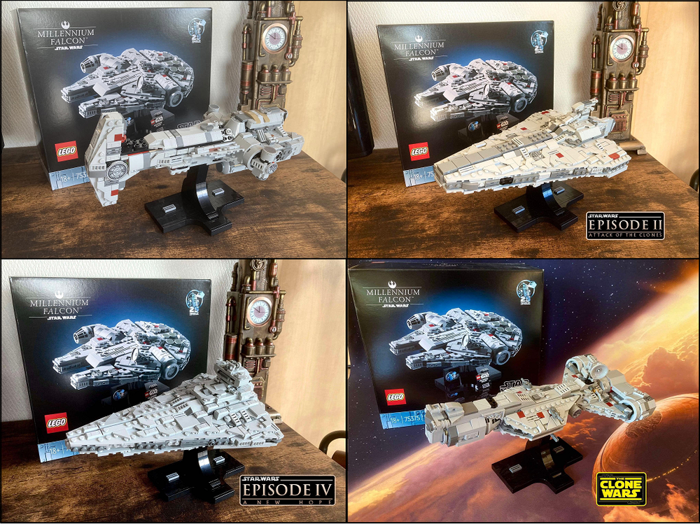 LEGO MOC 75375 Falcon Rebuild 4 Pack #2 by CreationCaravan (Brad Barber ...