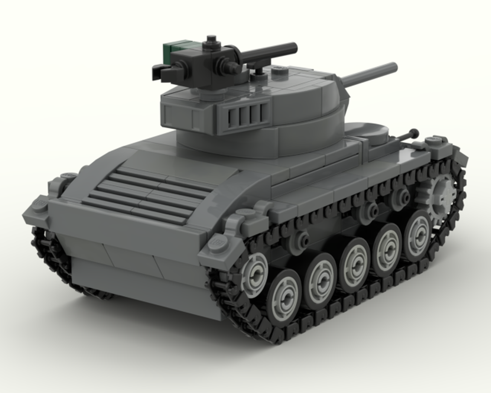 LEGO MOC LEGO ww2 M24 Chaffee 1:45 scale (minifig scale) by Romainww2 ...