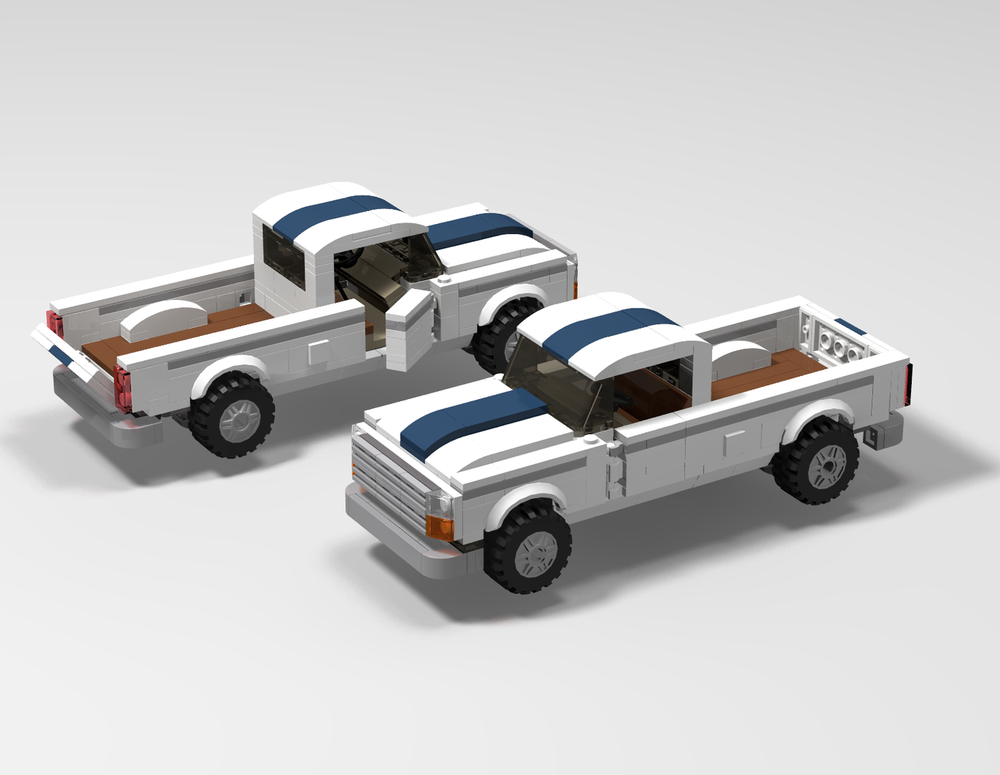 LEGO MOC 8-Stud Pickup Truck MOC by meinereina | Rebrickable - Build ...