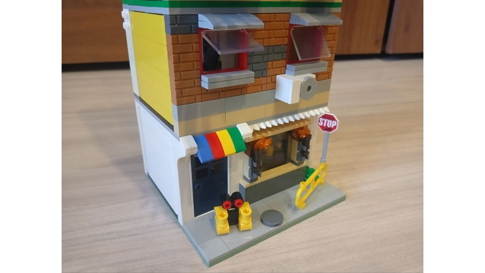 Lego Moc Modular House Kebab Shop With Apartments By Kovchenkovskiy