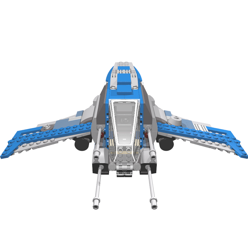 LEGO MOC-19514 75149 Guppy Starship by Berth | Rebrickable - Build with ...