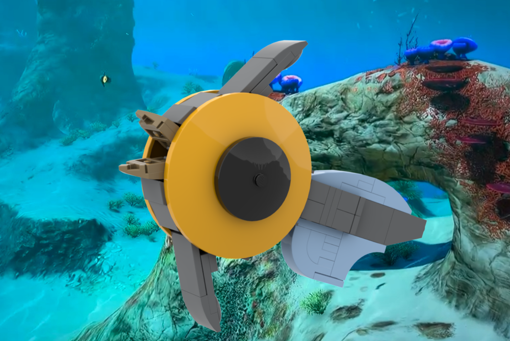 LEGO MOC Peeper from Subnautica by OrchardBuilds | Rebrickable - Build ...