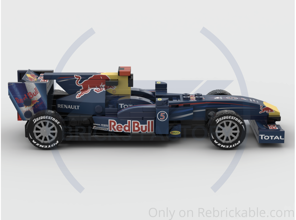 LEGO MOC-195153 F1 Red Bull RB6 by Pit Lane Bricks Factory ...