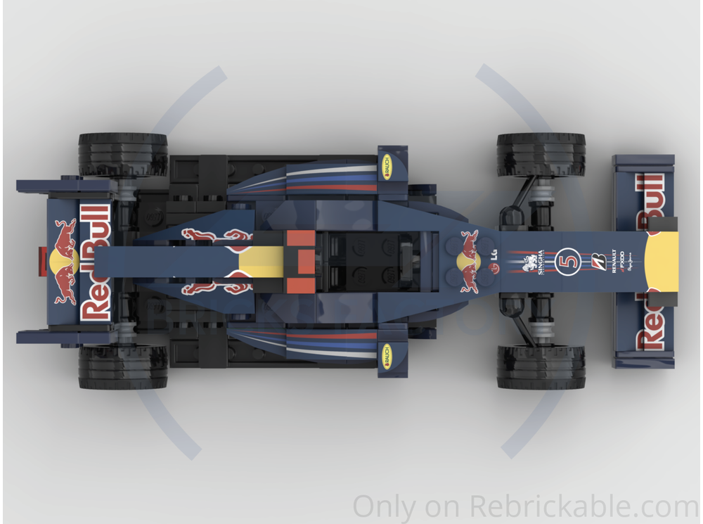 LEGO MOC-195153 F1 Red Bull RB6 by Pit Lane Bricks Factory ...
