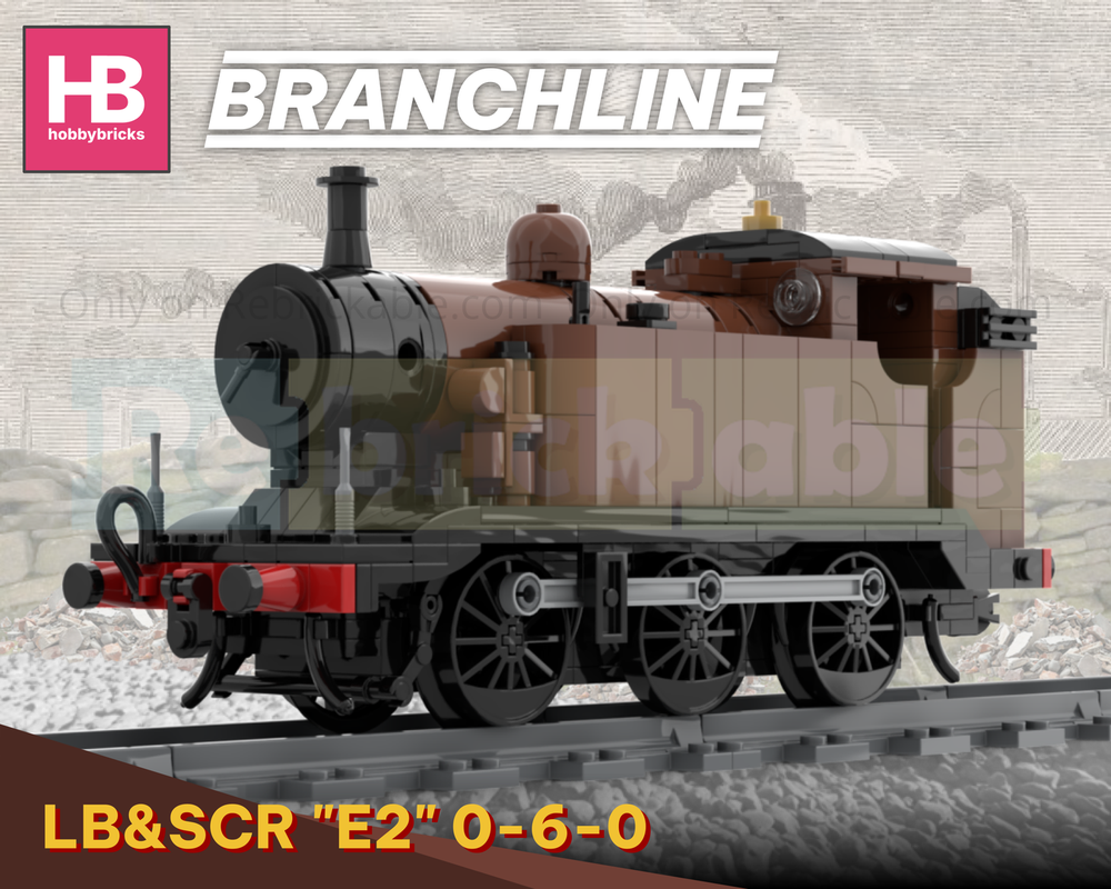 LEGO MOC LB&SCR "E2" 0-6-0 Tank Engine - Hobbybricks Branchline by ...