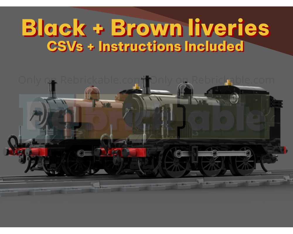 LEGO MOC LB&SCR "E2" 0-6-0 Tank Engine - Hobbybricks Branchline by ...