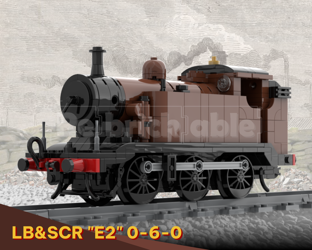 LEGO MOC-195161 LB&SCR "E2" 0-6-0 Tank Engine - Hobbybricks Branchline ...