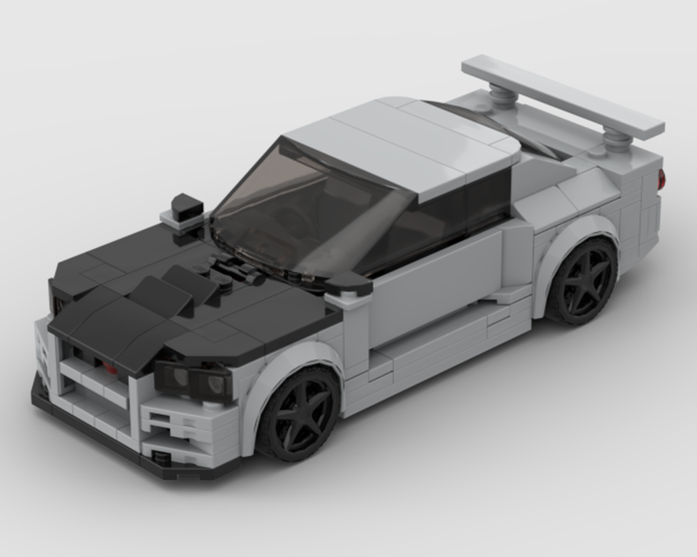 LEGO MOC Nissan Skyline GTR R34 by Londonski_501 | Rebrickable - Build ...