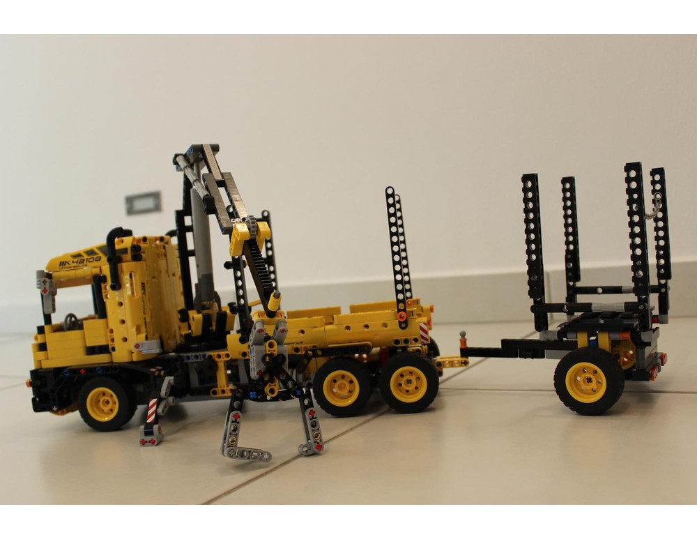 Lego Moc Log Truck 42108 Alternative Model By Omanb571 Rebrickable