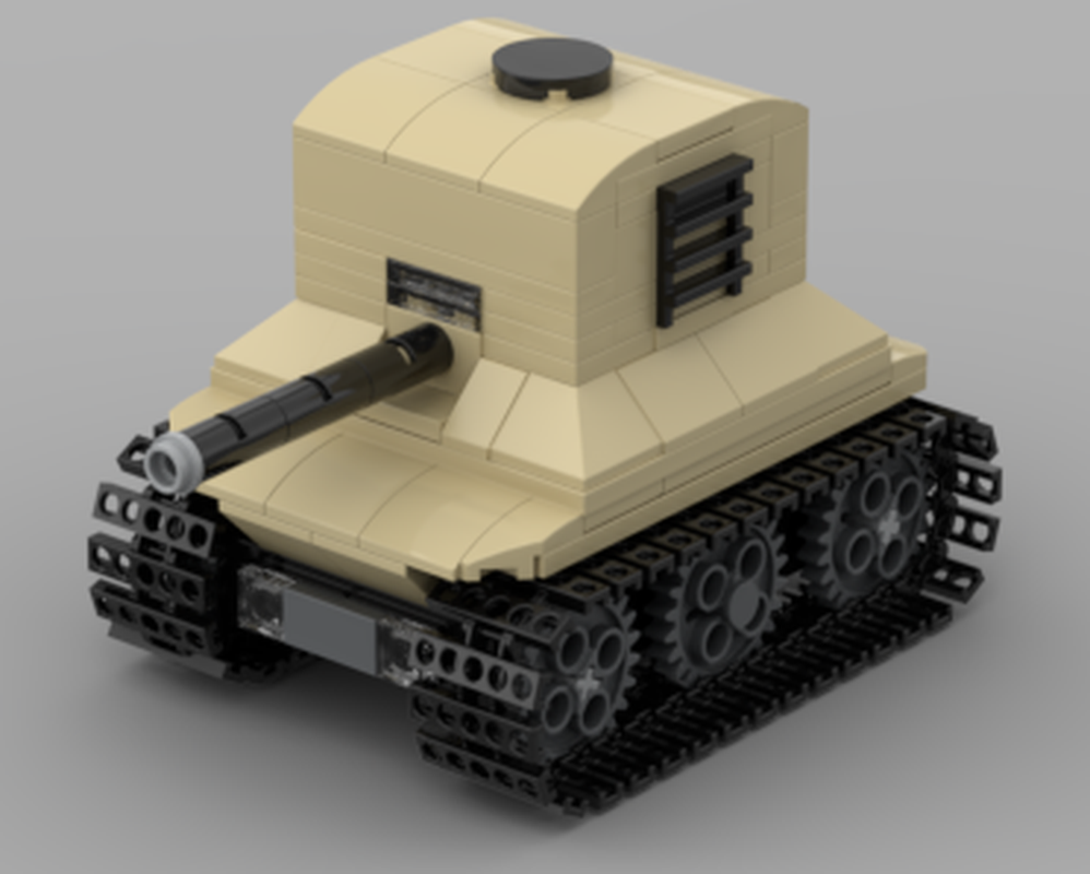 LEGO MOC Military Tank by leeggoo_Creator | Rebrickable - Build with LEGO