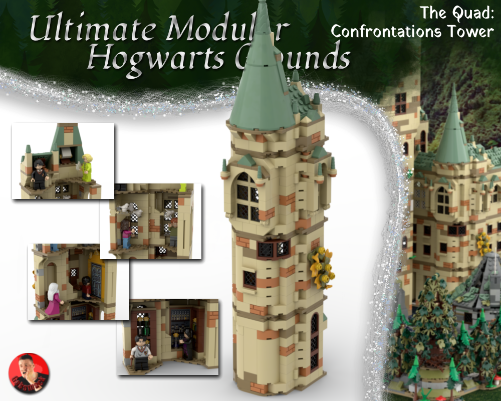 LEGO MOC-195174 HP Modular - The Quad: Confrontations Tower by Gobsmack ...