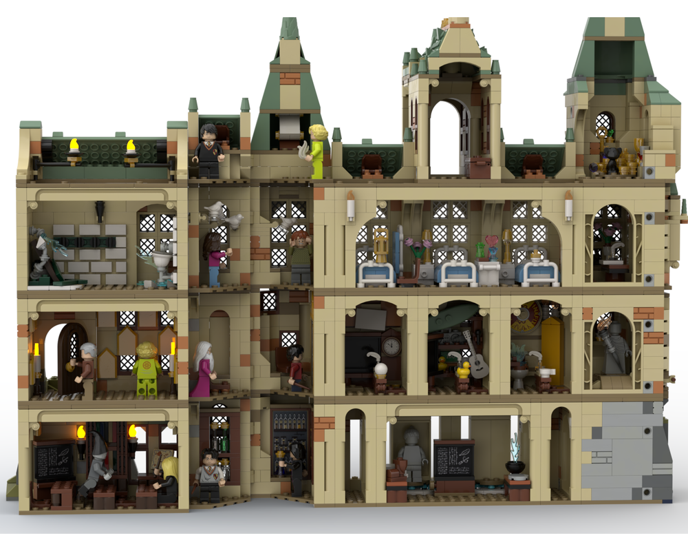 Lego Moc Hp Modular The Quad Confrontations Tower By Gobsmack