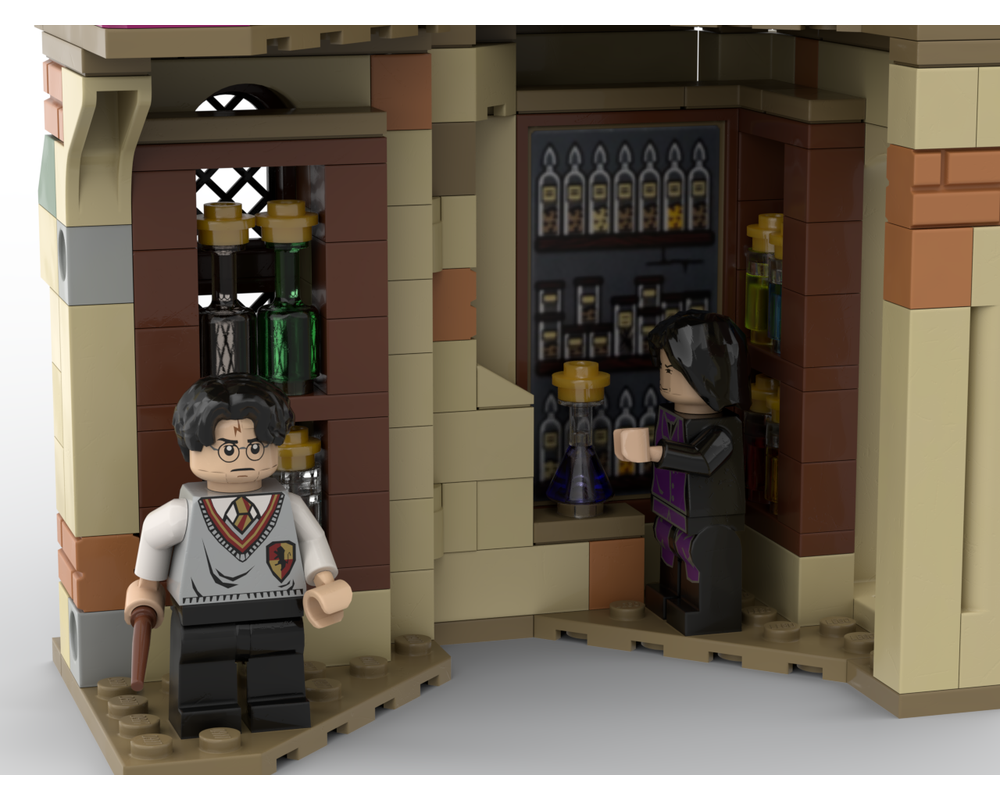 Lego Moc Hp Modular The Quad Confrontations Tower By Gobsmack