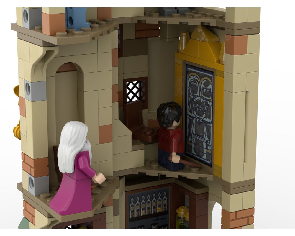 Lego Moc Hp Modular The Quad Confrontations Tower By Gobsmack