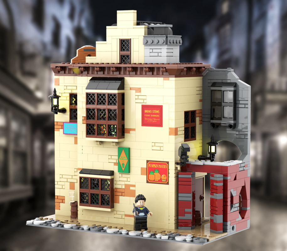 LEGO MOC The Leaky Cauldron by JD Bricks | Rebrickable - Build with LEGO