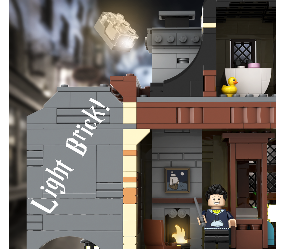 LEGO MOC The Leaky Cauldron by JD Bricks | Rebrickable - Build with LEGO