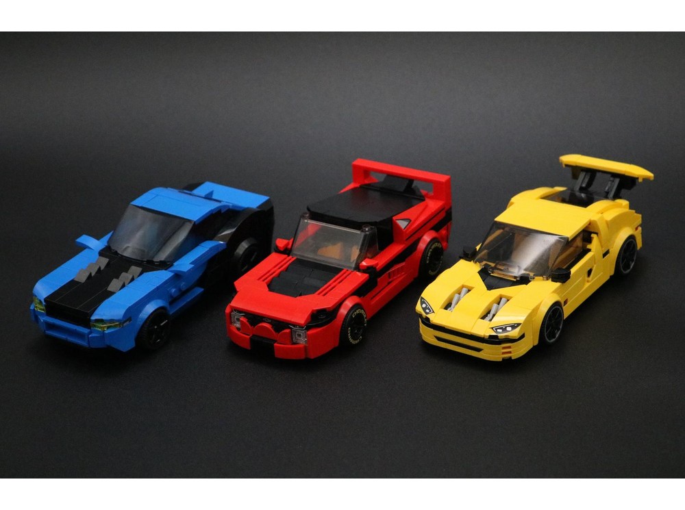 Lego Moc Speed Champion Alt Build Rainbow By Bricklizard Rebrickable