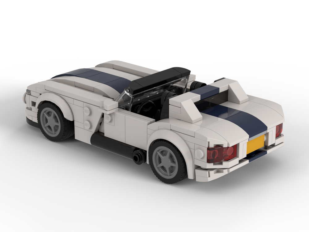 Lego Moc Dodge Viper Rt10 8wide By Linse Rebrickable Build With Lego