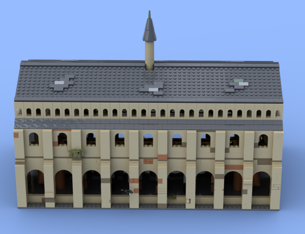 LEGO MOC Lego hogwarts library/ long gallery by raviolifarmer ...