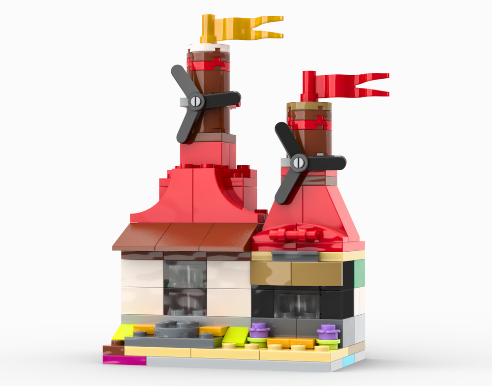 LEGO MOC 11018 Windmill by Lenarex | Rebrickable - Build with LEGO