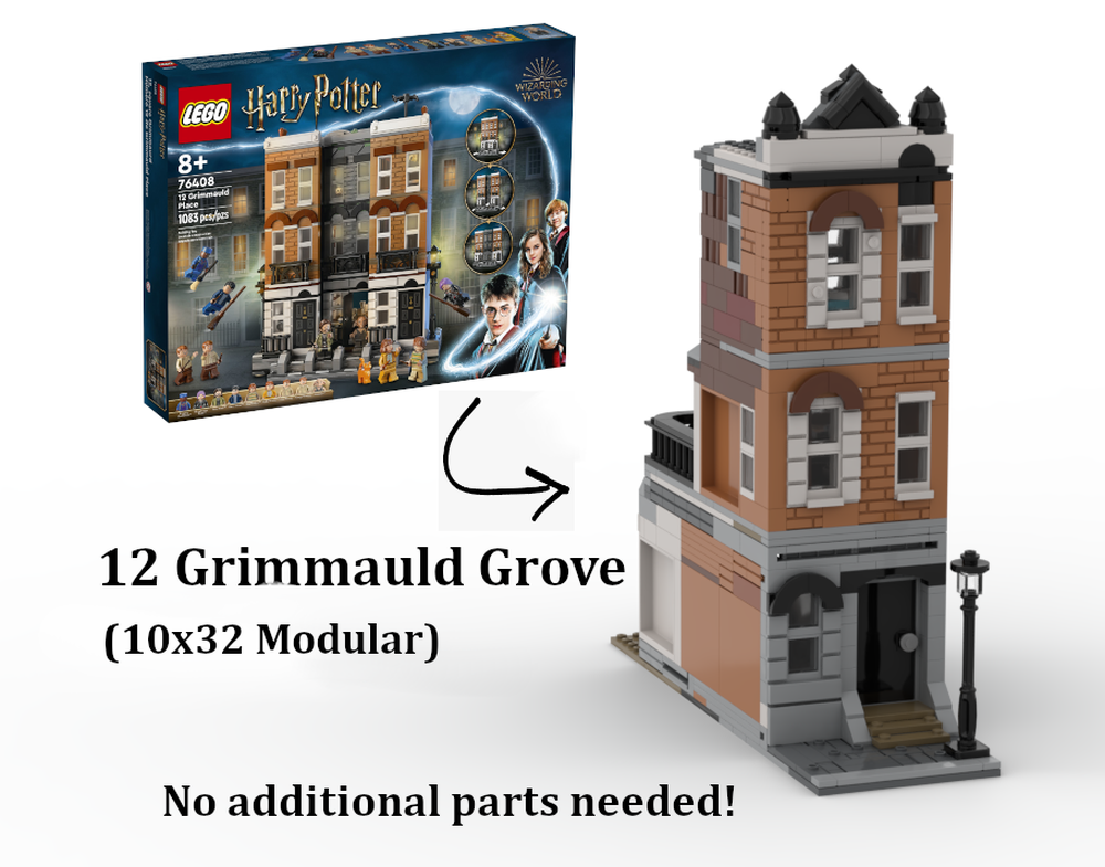 LEGO MOC 12 Grimmauld Grove by Crimson Coronet | Rebrickable - Build ...