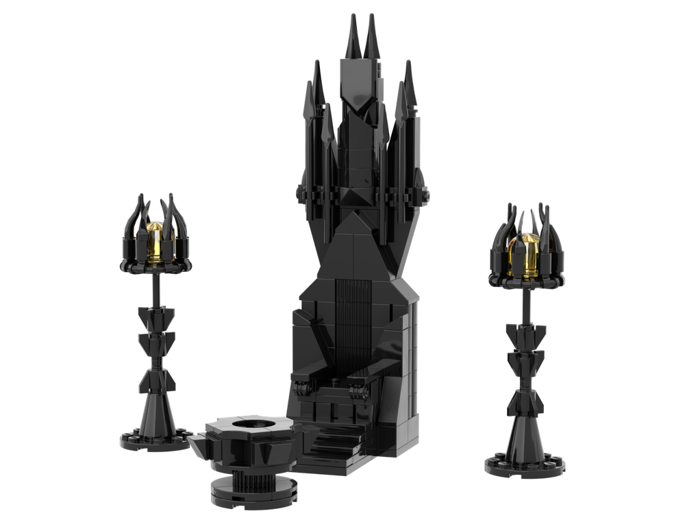 Lego Moc Sarumans Throne By Legomocloc Rebrickable Build With Lego