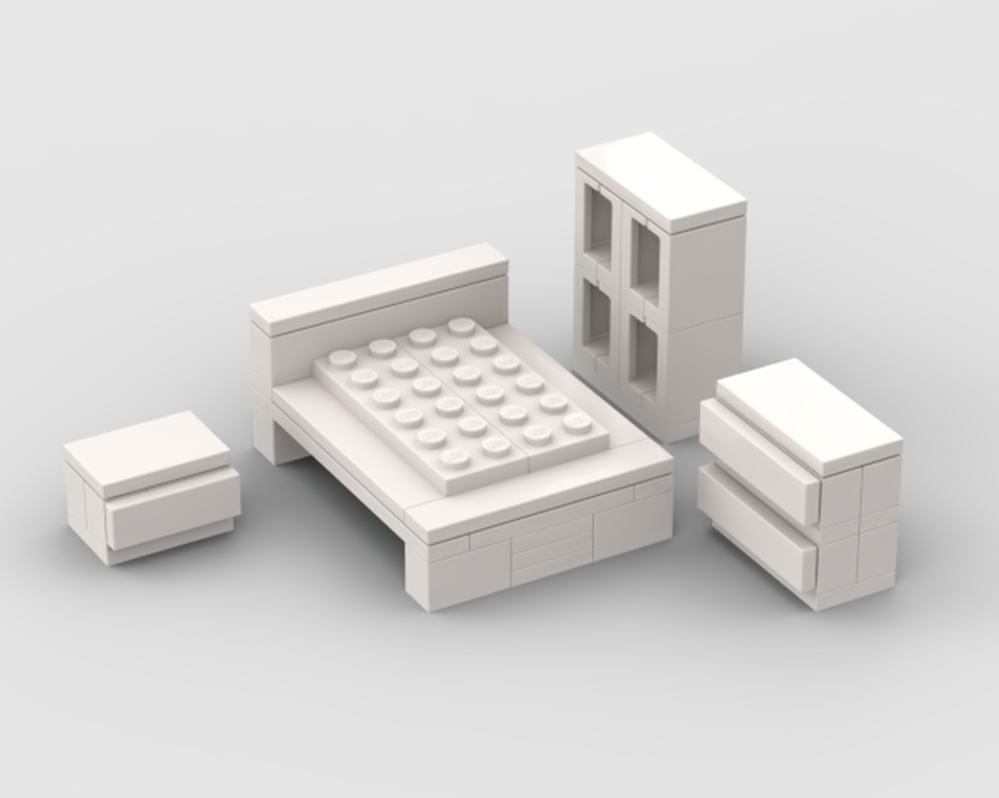 LEGO MOC Ikea Bedroom by Stanch11 | Rebrickable - Build with LEGO