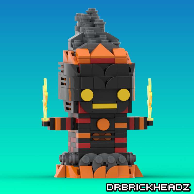 LEGO MOC Te Ka (Moana) Brickheadz by DrBrickheadz | Rebrickable - Build ...