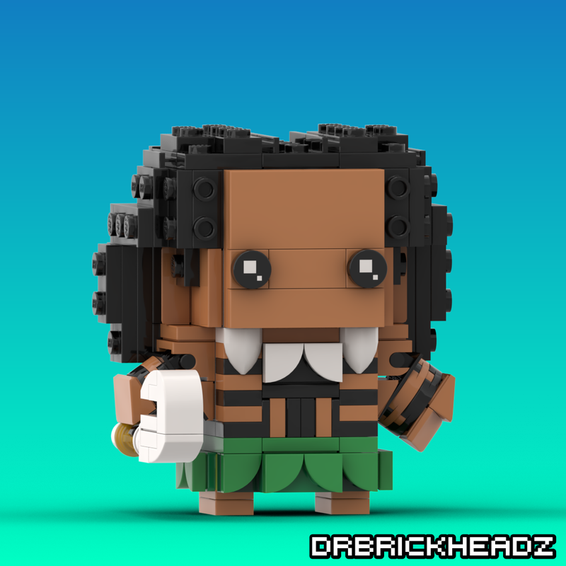 LEGO MOC Maui (Moana) Brickheadz by DrBrickheadz | Rebrickable - Build ...
