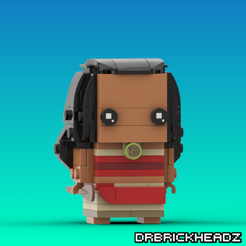 LEGO MOC Moana Brickheadz by DrBrickheadz | Rebrickable - Build with LEGO
