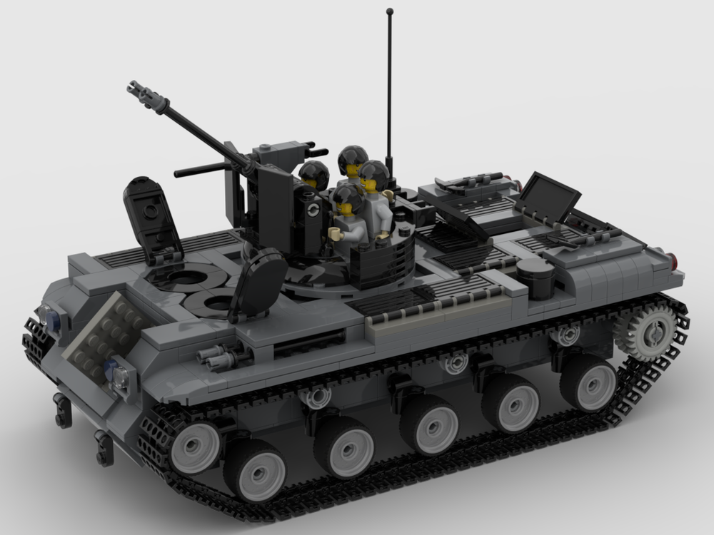 LEGO MOC M42 Duster AA SPG by etphhm | Rebrickable - Build with LEGO