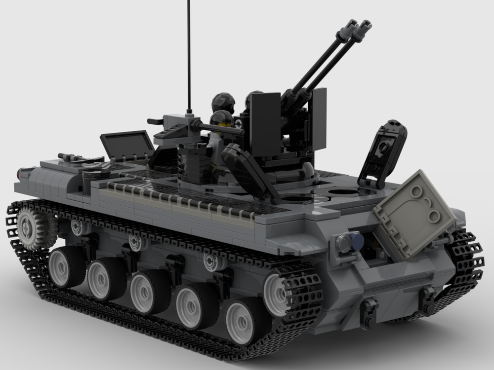 Lego Moc M42 Duster Aa Spg By Etphhm Rebrickable Build With Lego