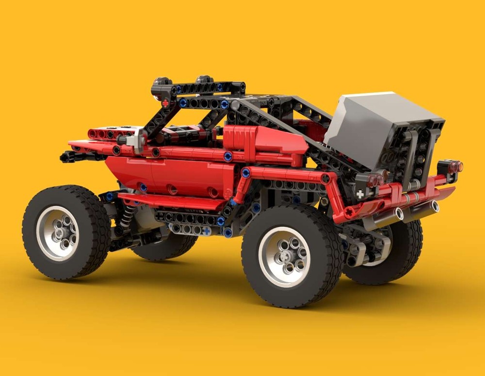 LEGO MOC Small RC Trophy Truck by pumluf | Rebrickable - Build with LEGO