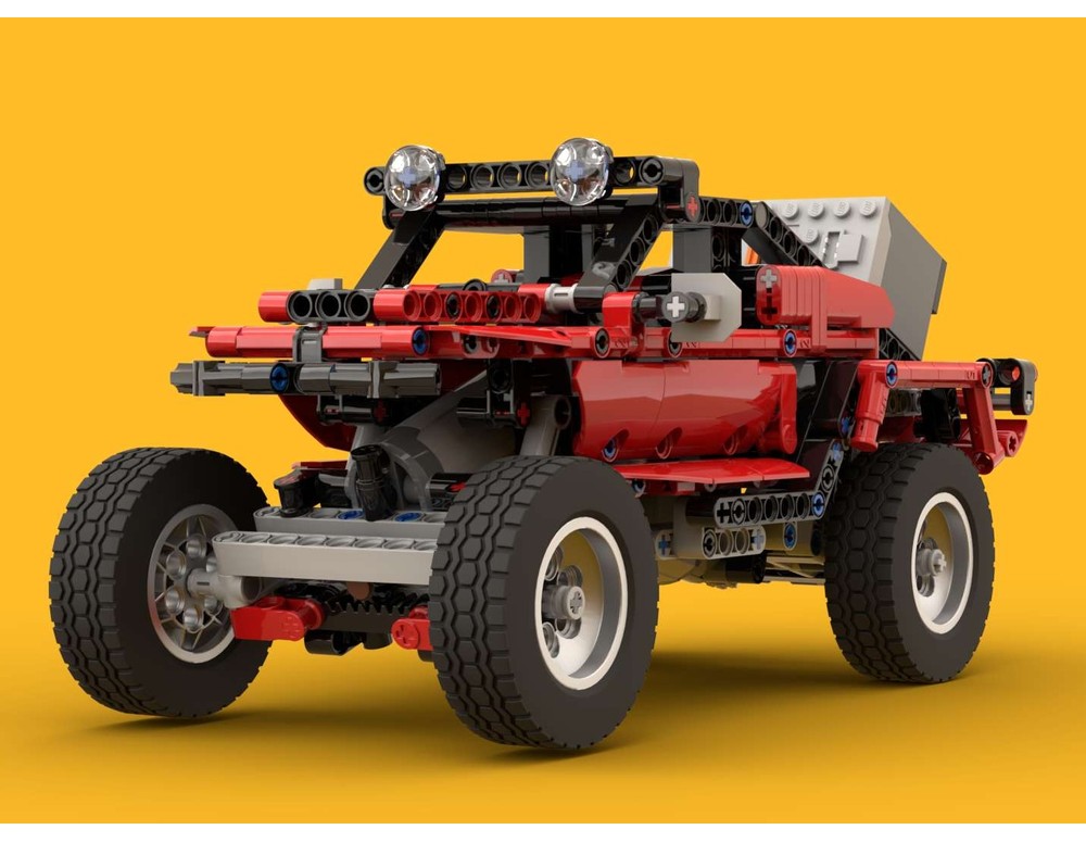 Lego Moc Small Rc Trophy Truck By Pumluf Rebrickable Build With Lego