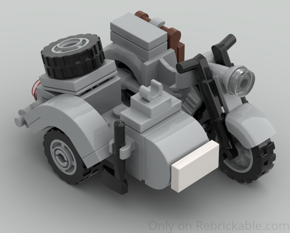 LEGO MOC LEGO WW2 German BMW R75 (Motorcycle with Sidecar) by Pitzolino ...
