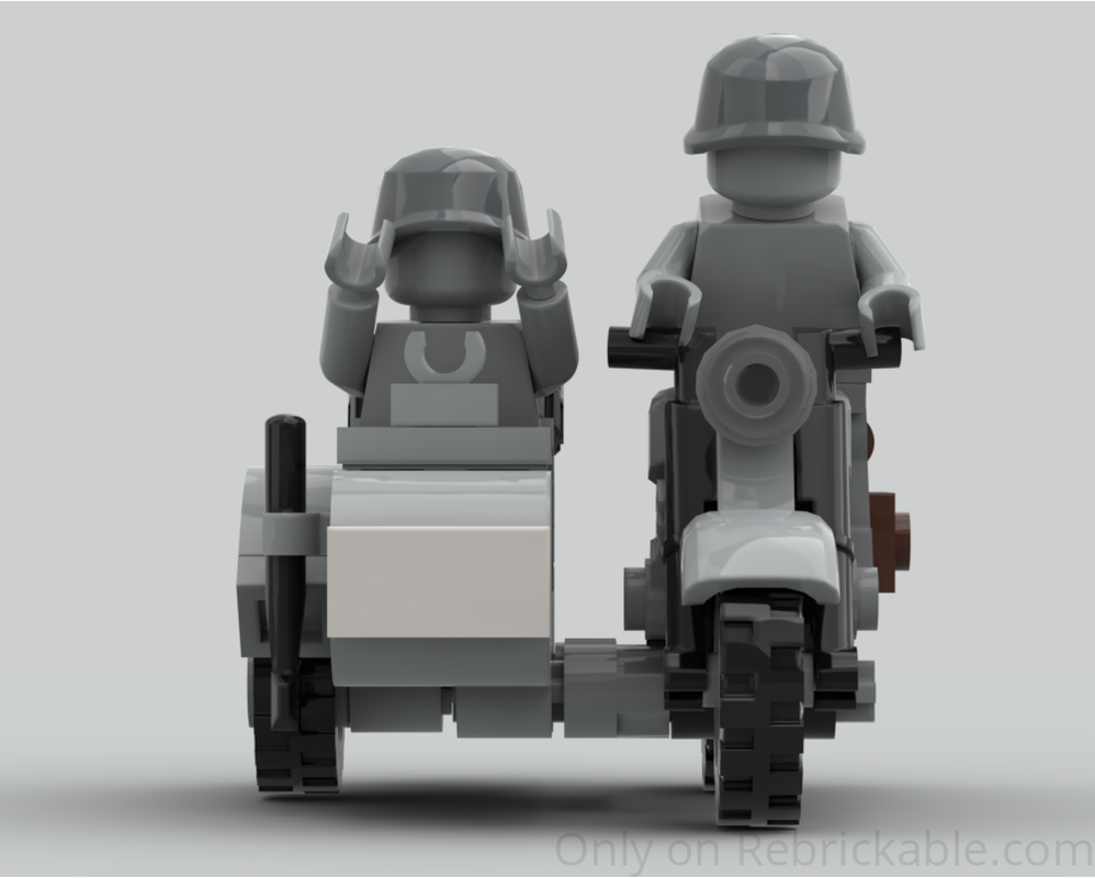 LEGO MOC BMW R75 (WW2) by Pitzolino | Rebrickable - Build with LEGO