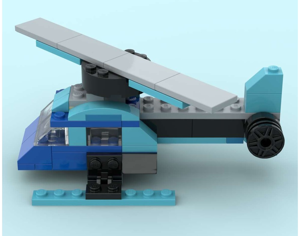 LEGO MOC Helicopter 10698 by flobert2 | Rebrickable - Build with LEGO