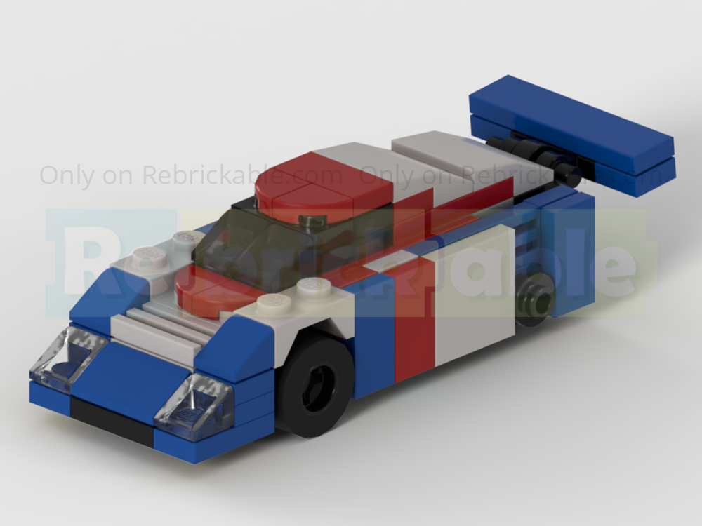 LEGO MOC Nissan R89C Group C Racing Car - Half Speed Champions Scale by ...