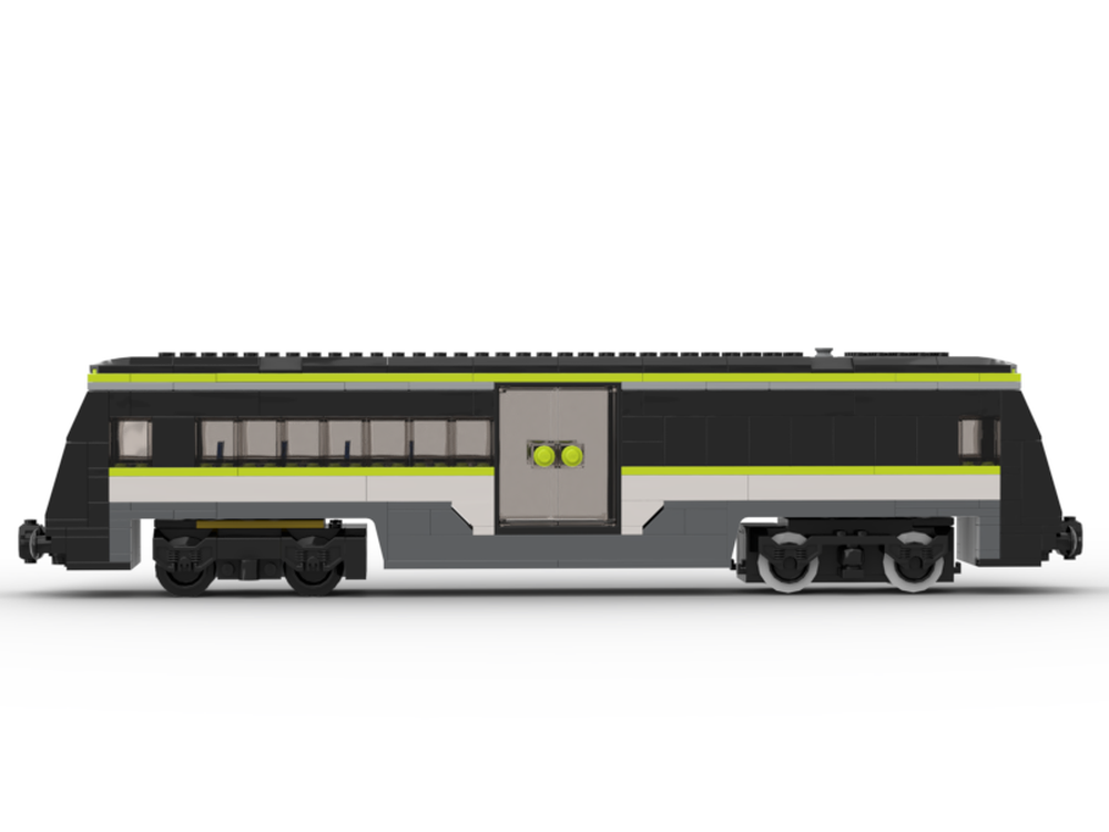 Lego Moc Railbus By Ex0 Rebrickable Build With Lego