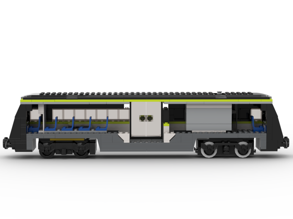 Lego Moc Railbus By Ex0 Rebrickable Build With Lego