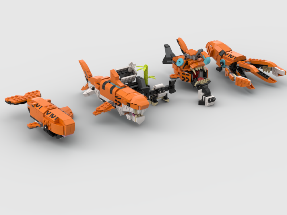 LEGO MOC 31129 Deep Sea Creatures Bundle by bloooop | Rebrickable ...