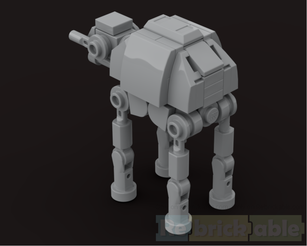 LEGO MOC Micro AT-AT walker by LKBuilds | Rebrickable - Build with LEGO
