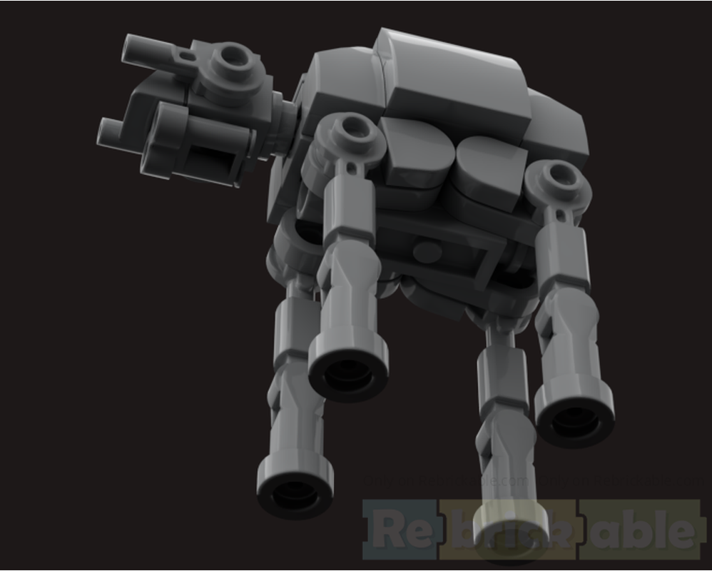 LEGO MOC Micro AT-AT walker by LKBuilds | Rebrickable - Build with LEGO