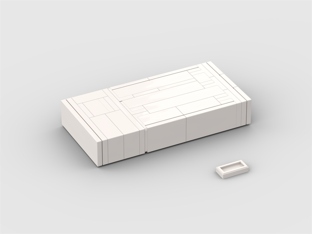 Lego Moc Upscaled Mail Envelope By Briquoleur Rebrickable Build