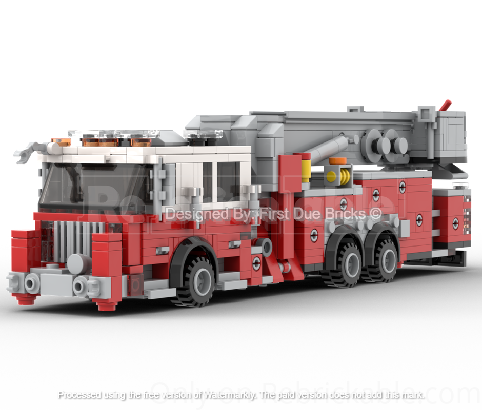 LEGO MOC American Tower Ladder by First Due Bricks | Rebrickable ...