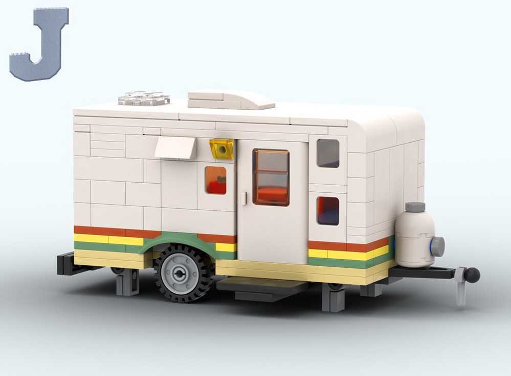 LEGO MOC Cozy Camper Travel Trailer Caravan by jaystepher | Rebrickable ...
