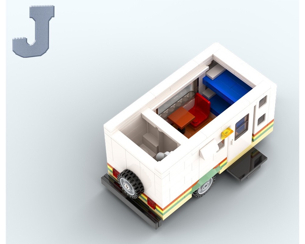 LEGO MOC Cozy Camper Travel Trailer Caravan by jaystepher | Rebrickable ...