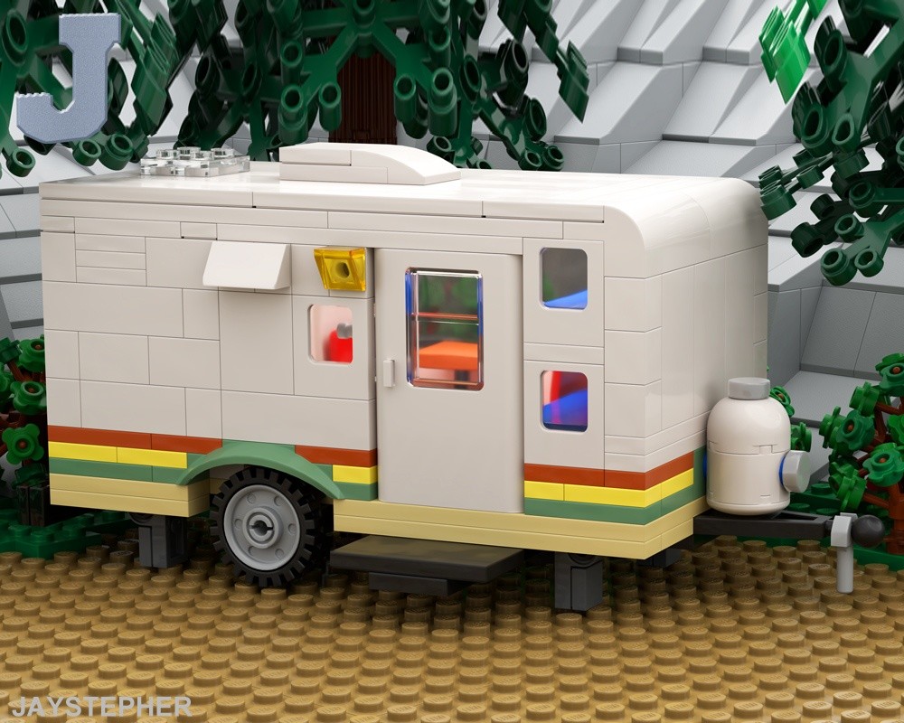 LEGO MOC Cozy Camper Travel Trailer Caravan by jaystepher | Rebrickable ...