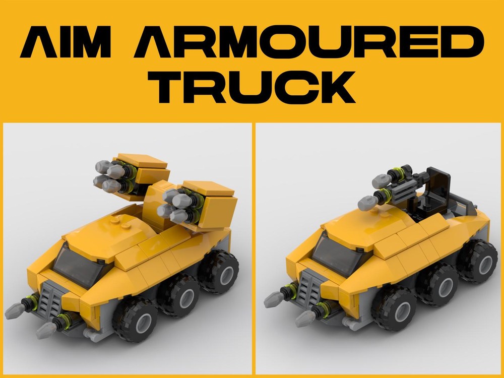 LEGO MOC AIM Armoured Truck by Wert315 | Rebrickable - Build with LEGO