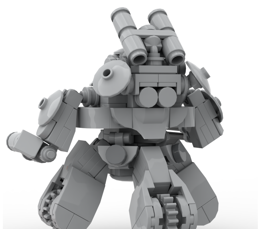 LEGO MOC Fallout 4/76 Sentry Bot by LustyArgonian | Rebrickable - Build ...